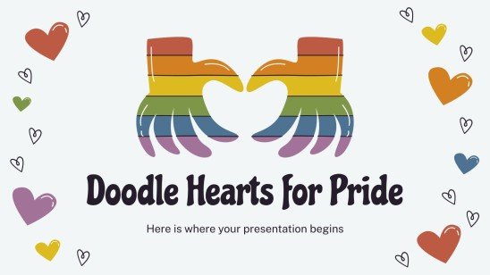 Presentaciones de Google Slides y PowerPoint sobre corazones