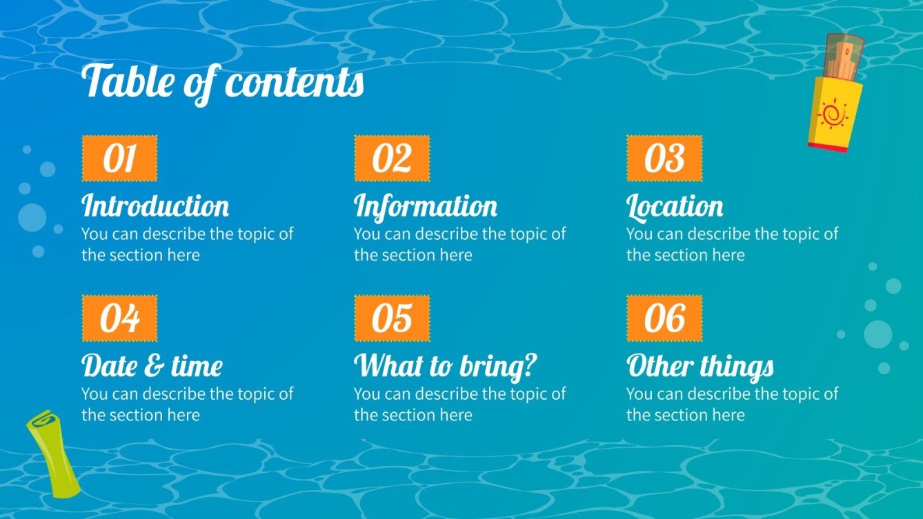 Celebrating a Summer Party | Google Slides & PowerPoint