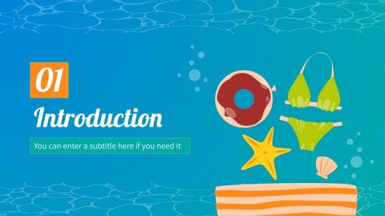 Celebrating a Summer Party | Google Slides & PowerPoint