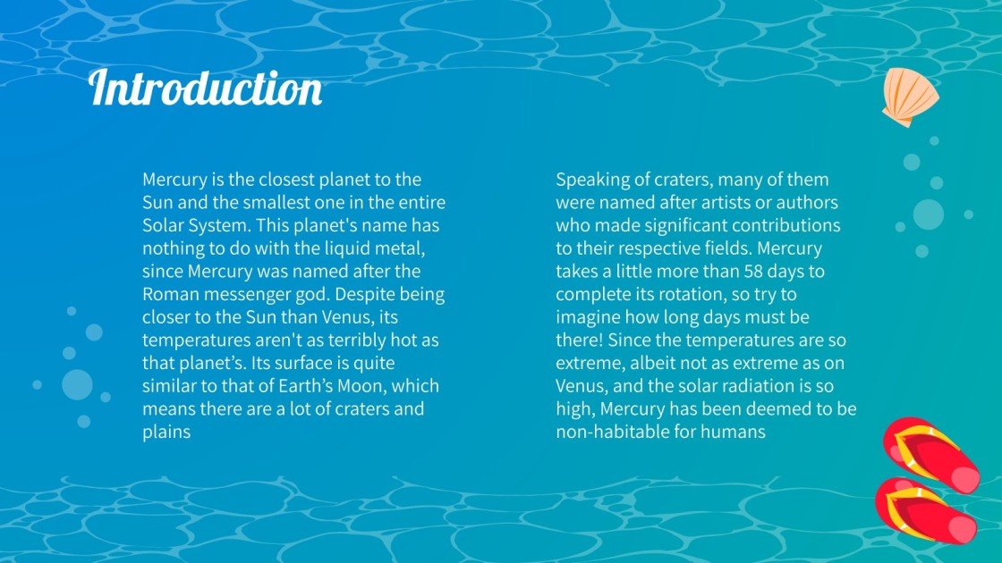 Celebrating a Summer Party | Google Slides & PowerPoint