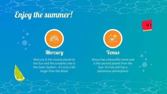 Celebrating a Summer Party | Google Slides & PowerPoint