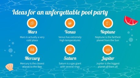 Celebrating a Summer Party | Google Slides & PowerPoint