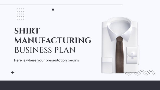 Plan d'affaires pour la fabrication de chemises