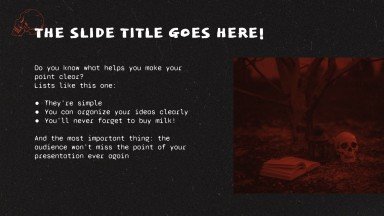 Grunge Creepy Aesthetic Minitheme | Google Slides & PPT