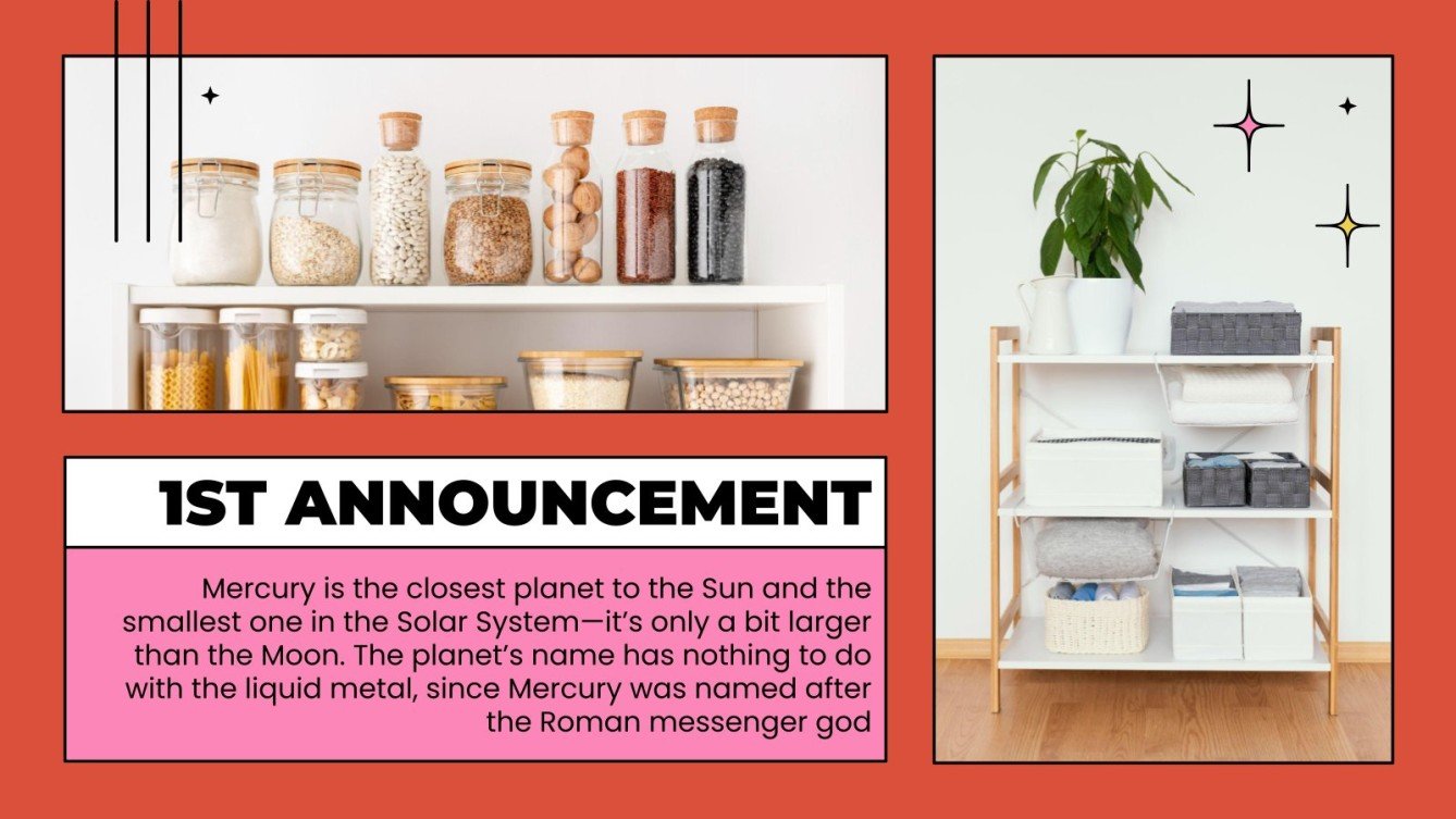 Storage Organization Ideas Newsletter | Google Slides & PPT