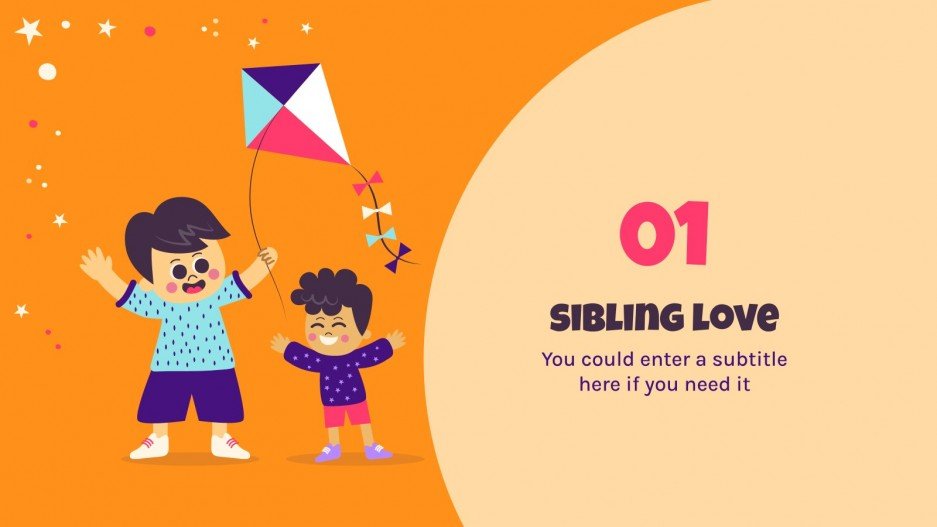 Building Siblings Relationships | Google Slides & PPT template