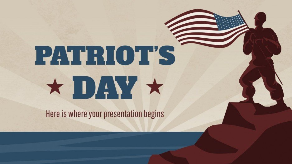 Patriot's Day | Template for Google Slides and PowerPoint