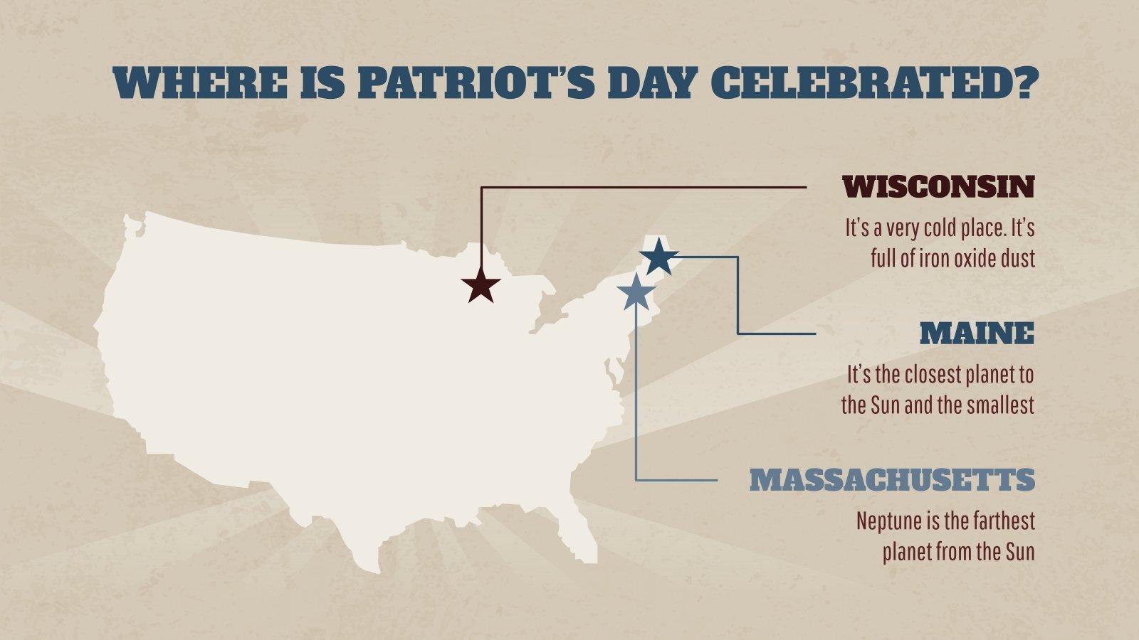 Patriot's Day | Template for Google Slides and PowerPoint