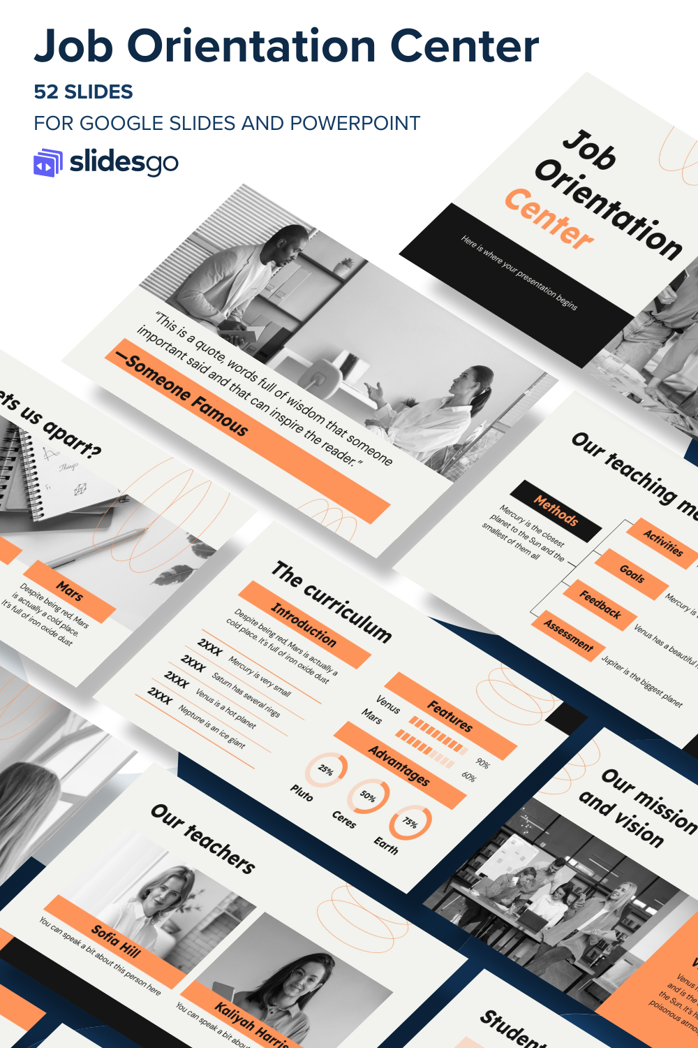 Job Orientation Center | Google Slides & PowerPoint