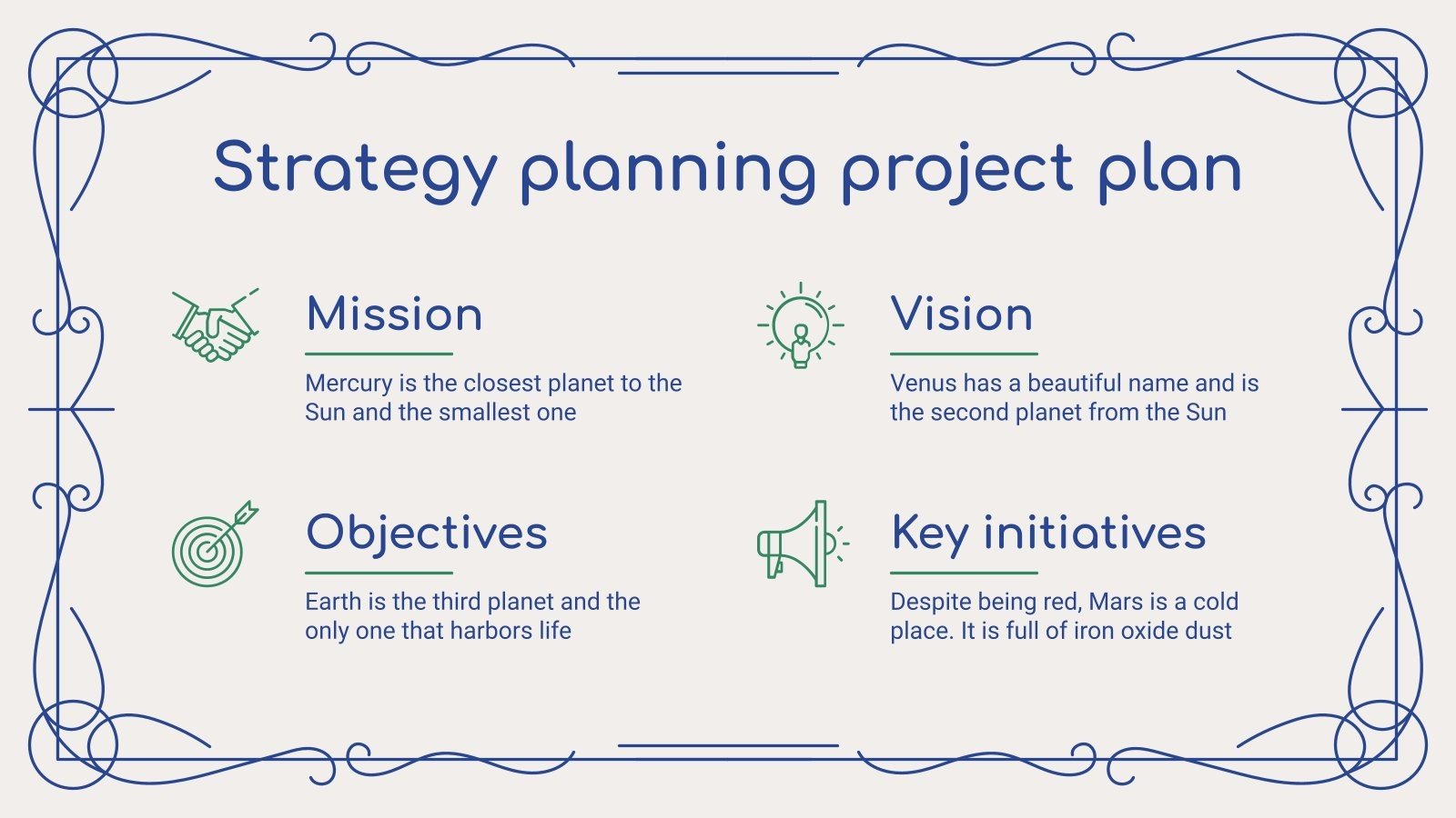 Outline Style Frames Consulting Toolkit | Google Slides
