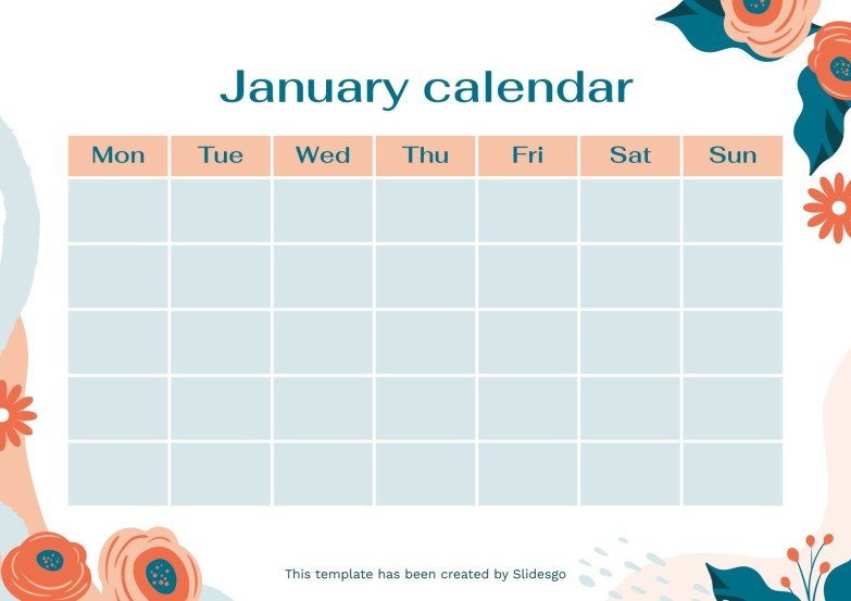 Calendario anual | Google Slides y PowerPoint