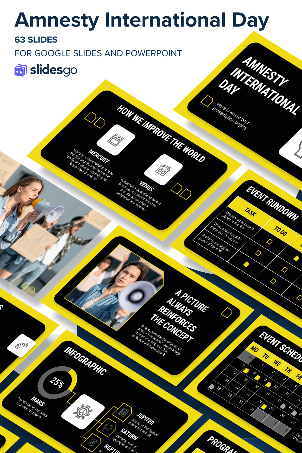 Amnesty International Day | Google Slides & PowerPoint