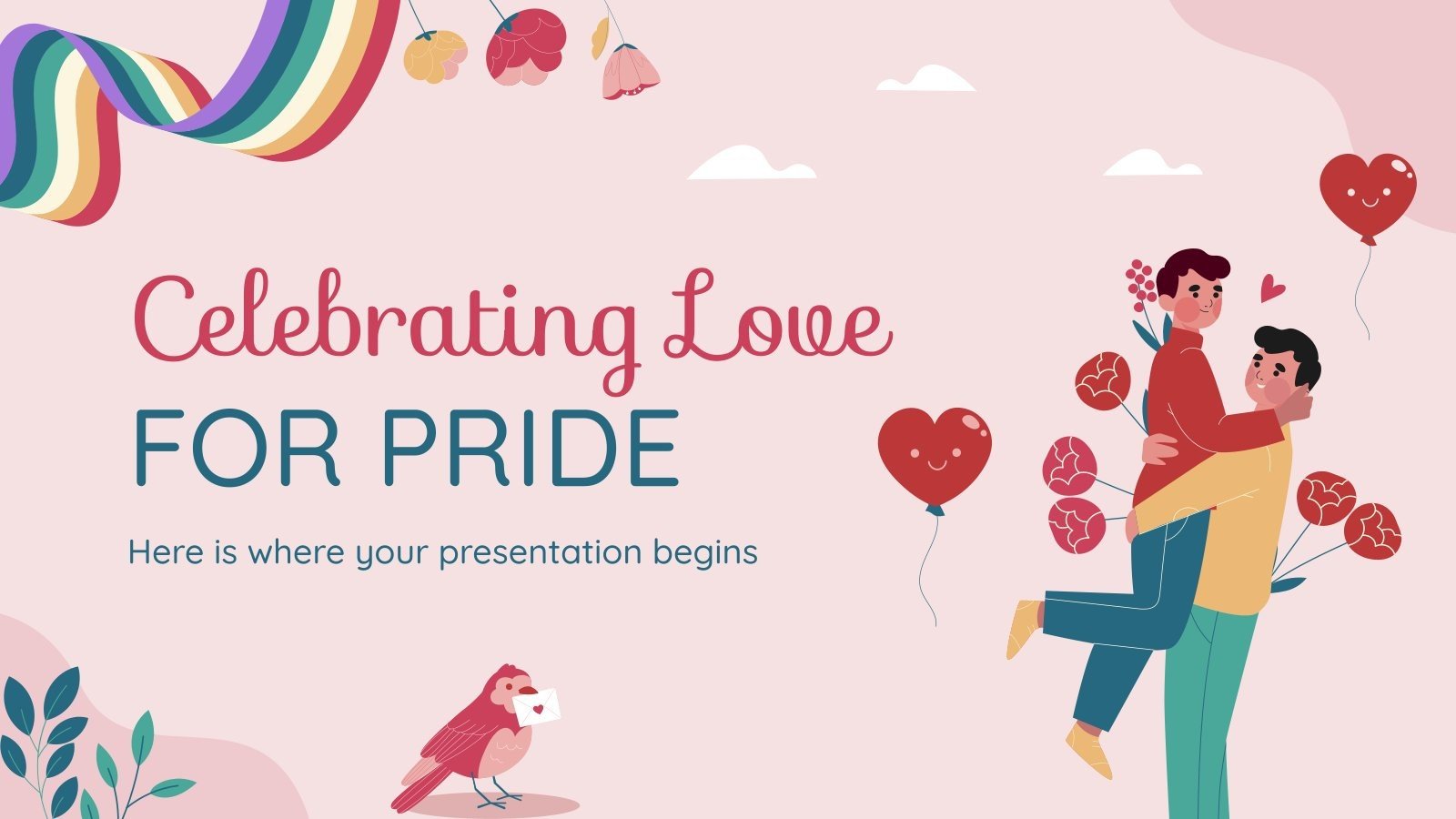 Celebrating Love for Pride | Google Slides & PowerPoint