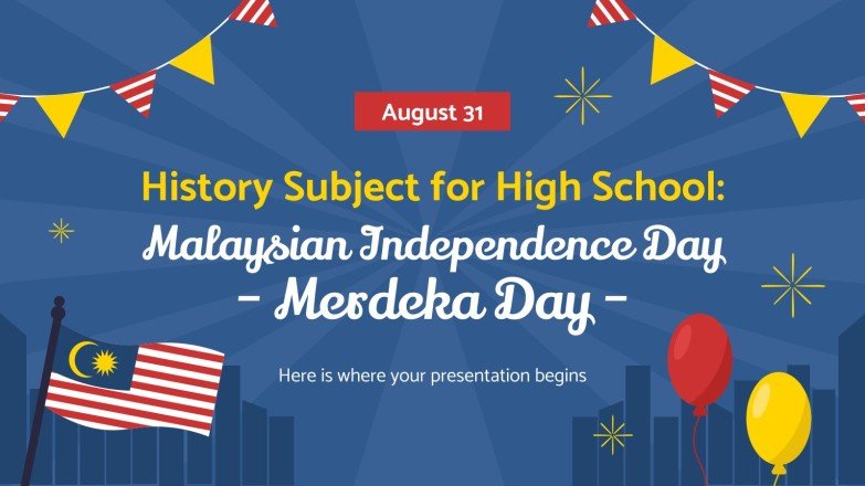 Free templates about Malaysia for Google Slides & PowerPoint