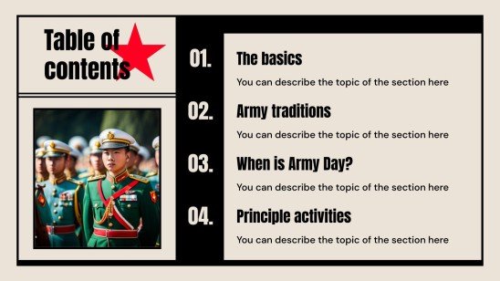 China's Army Day | Google Slides & PowerPoint Template