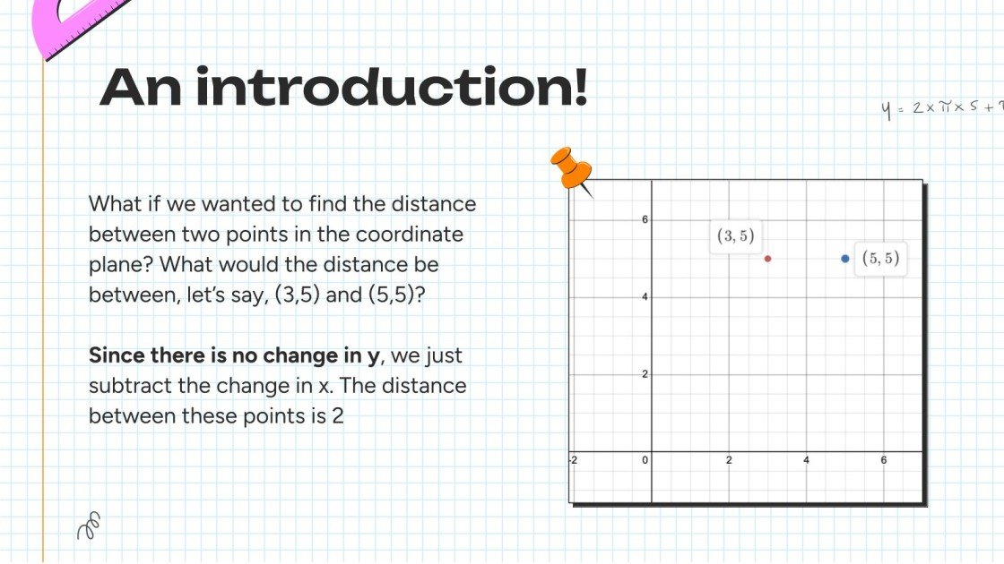 The Distance Formula | Google Slides & PowerPoint