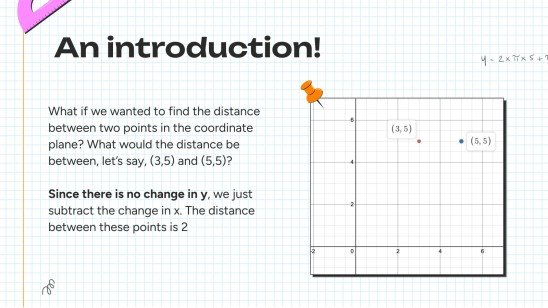 The Distance Formula | Google Slides & PowerPoint