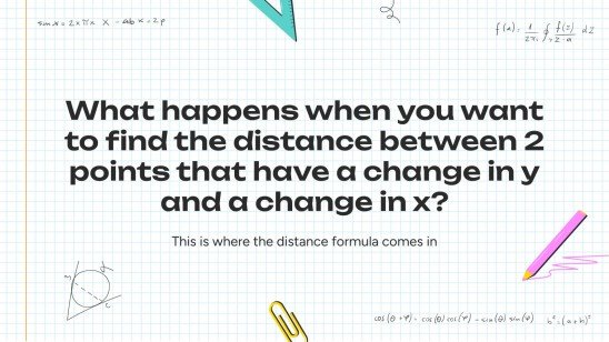 The Distance Formula | Google Slides & PowerPoint