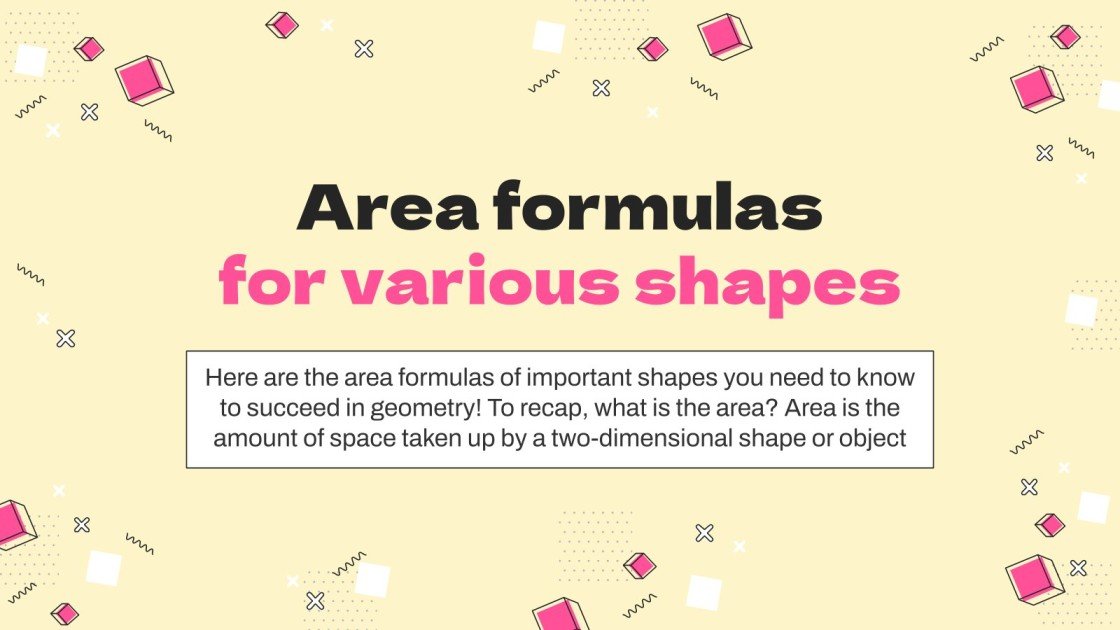 Area Formulas! | Google Slides & PowerPoint Template