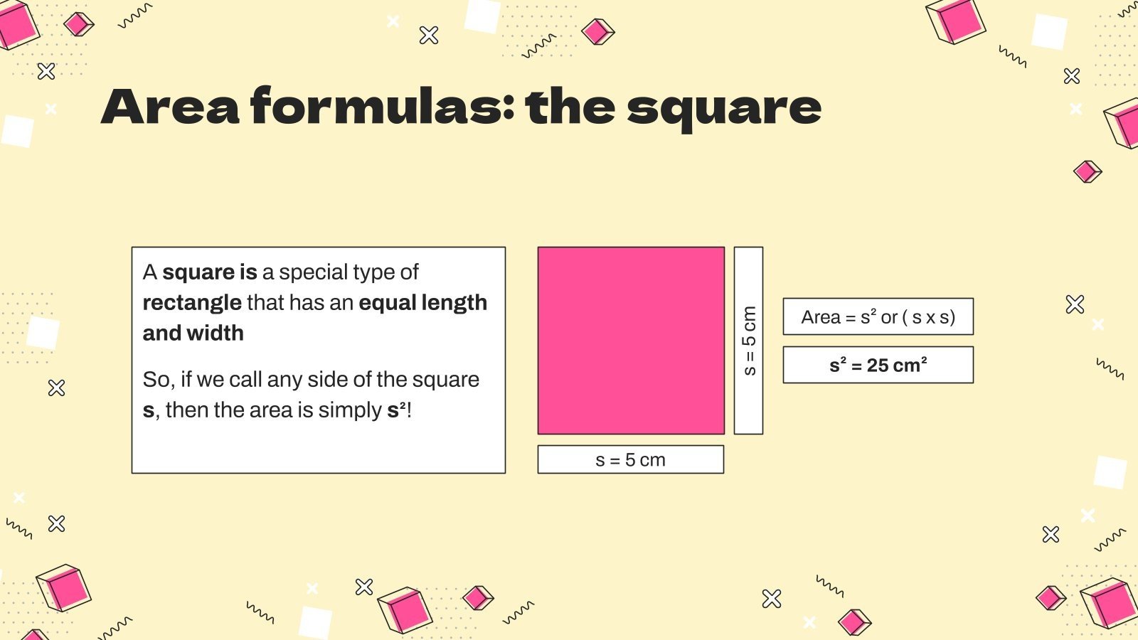 Area Formulas! | Google Slides & PowerPoint Template