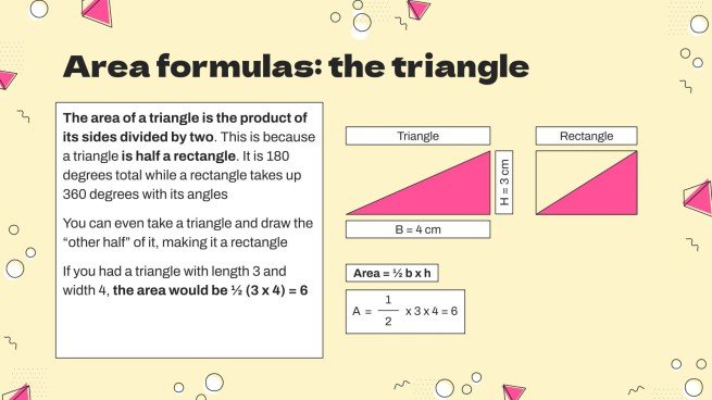 Area Formulas! | Google Slides & PowerPoint Template