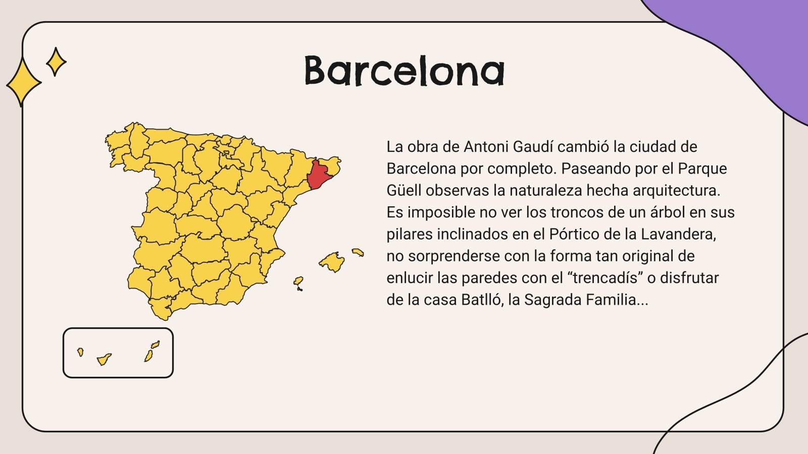 Reading Comprehension set in Spanish Cities