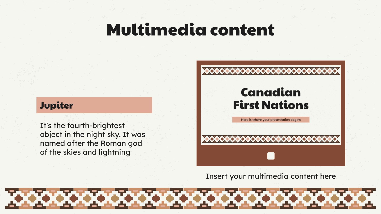 加拿大原住民-通用PPT模版PPT模版免费下载| 懒人PPT