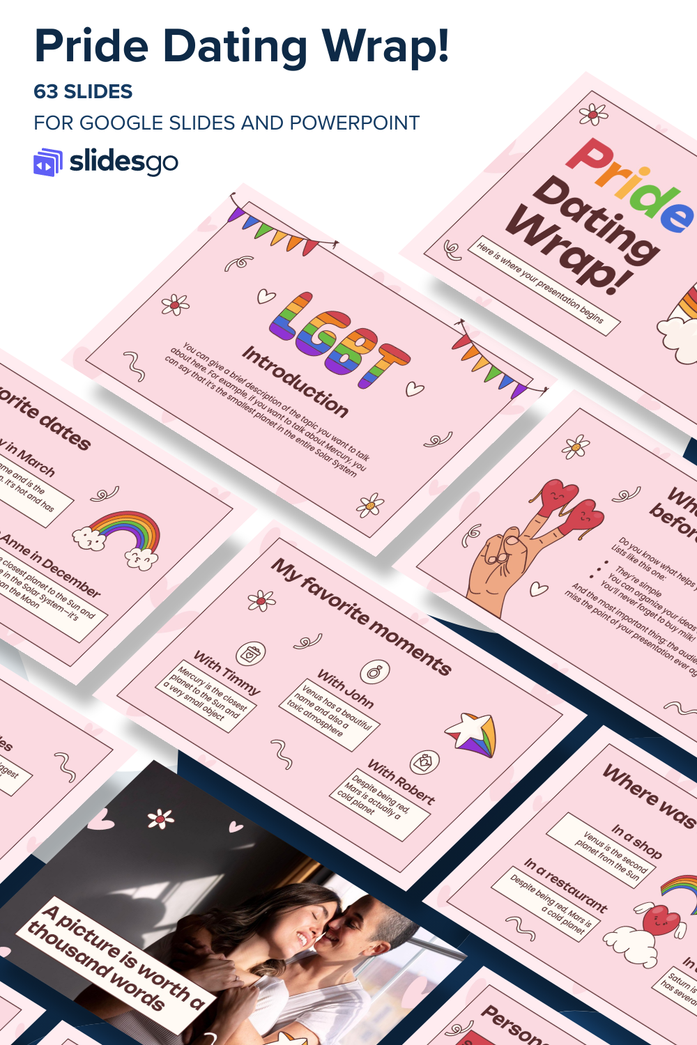 Pride Dating Wrap! | Google Slides & PowerPoint