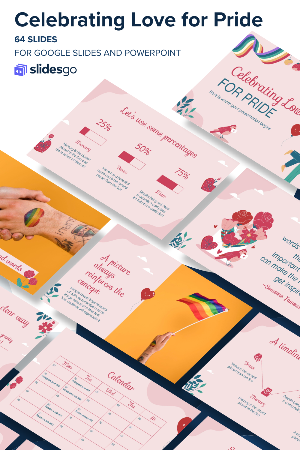Celebrating Love for Pride | Google Slides & PowerPoint
