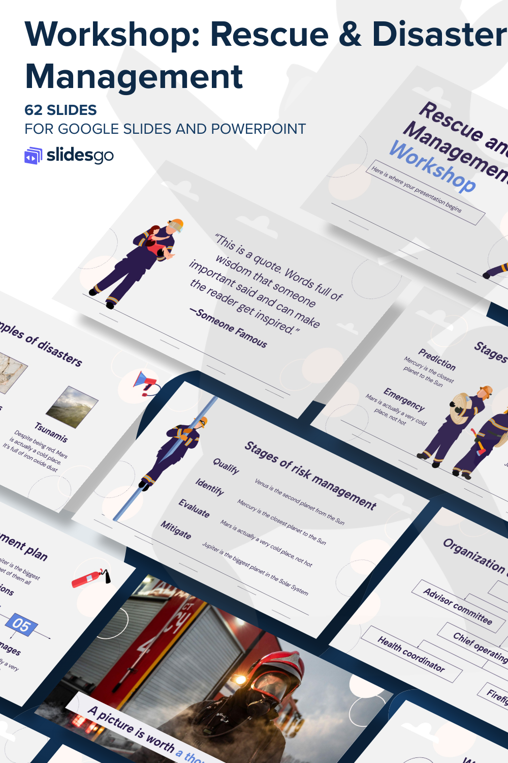 Rescue and Disaster Management Workshop | Google Slides