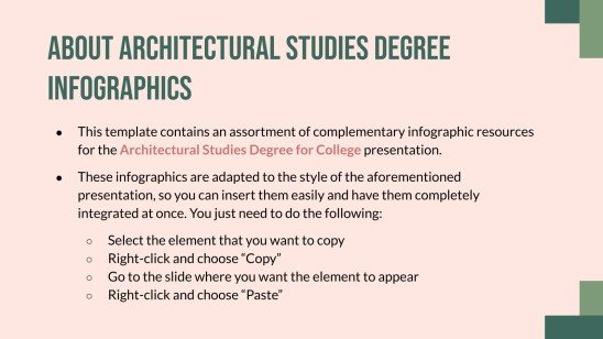 Architectural Studies Degree for College Infographics