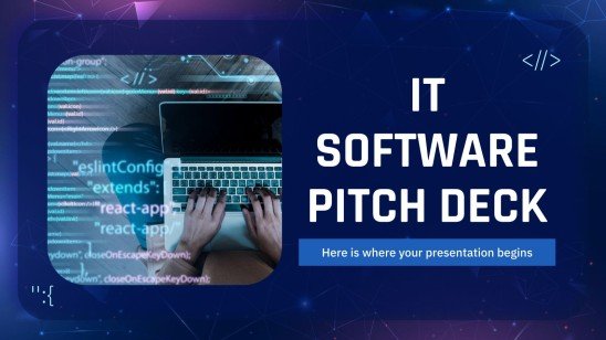 IT Software Pitch Deck | Google Slides & PowerPoint