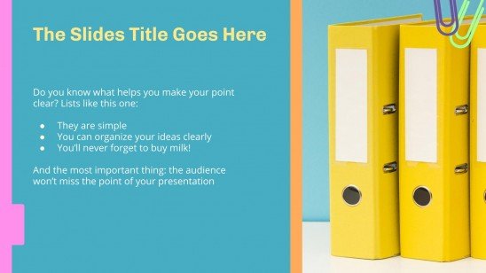 Semana de organizar los ficheros | Tema de Google Slides y PPT