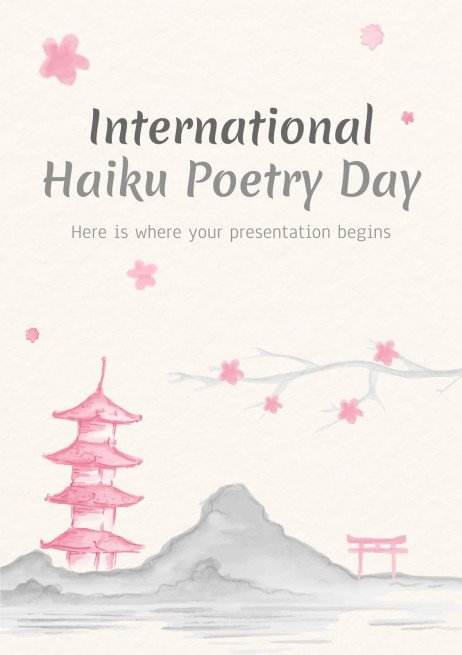 International Haiku Poetry Day | Google Slides and PowerPoint