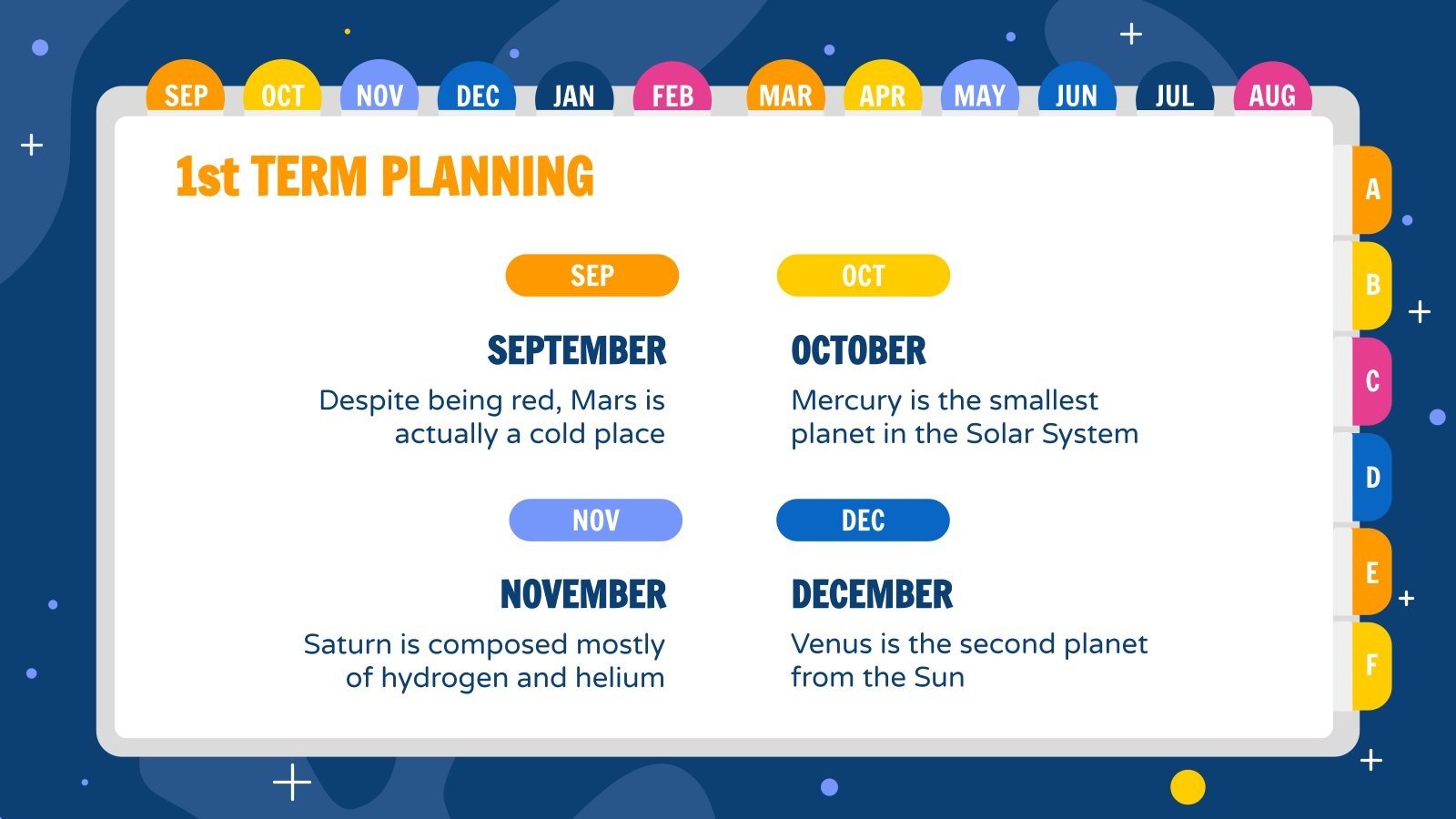 Aream Interactive Planner | Google Slides and PPT template