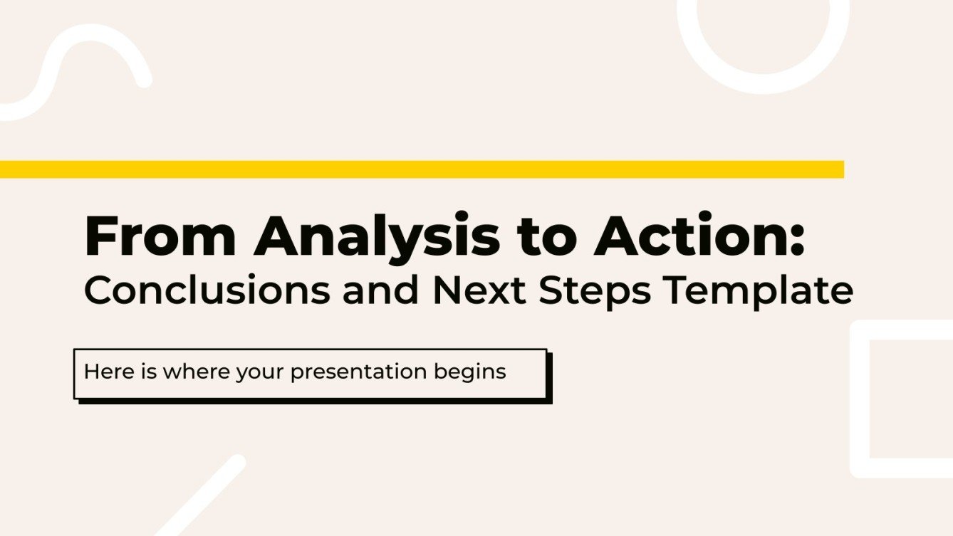Modèle de conclusions et d'étapes suivantes