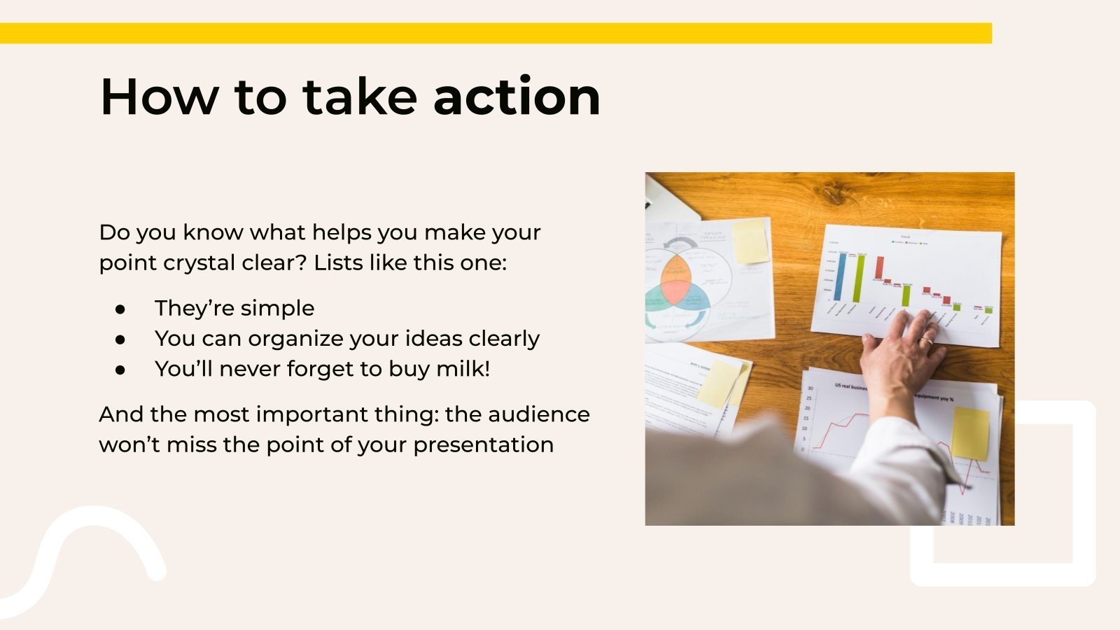 Modèle de conclusions et d'étapes suivantes