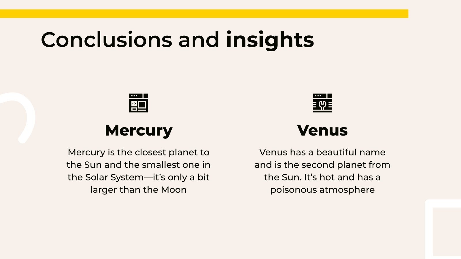 Modèle de conclusions et d'étapes suivantes