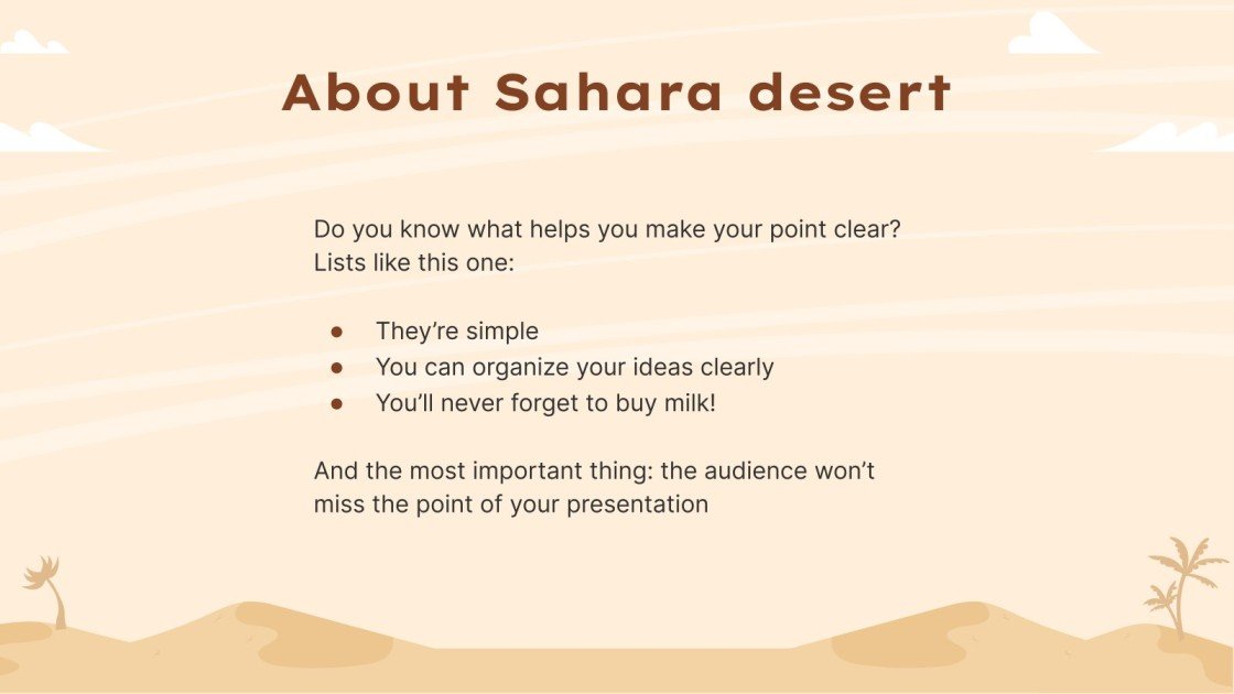 Sahara Desert Lesson for Elementary | Google Slides & PPT