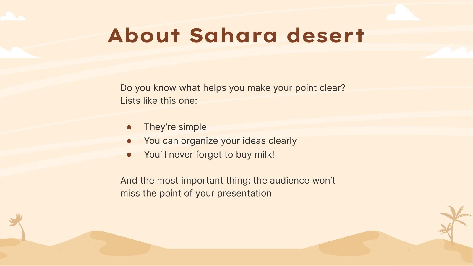 Sahara Desert Lesson for Elementary | Google Slides & PPT