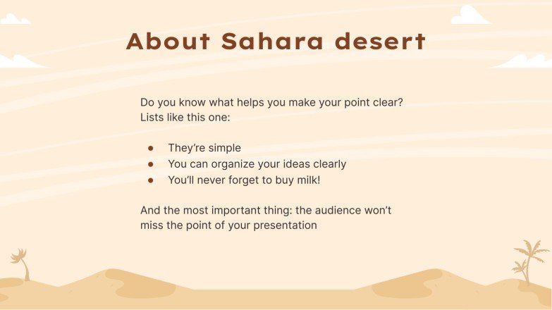 Sahara Desert Lesson for Elementary | Google Slides & PPT