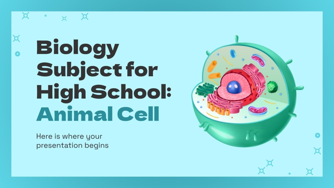 Plantillas gratis sobre células para Google Slides y PPT