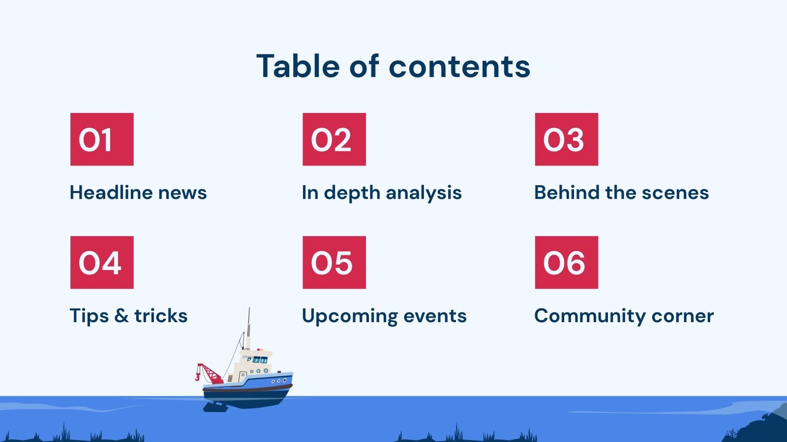 Seamanship & Navigation Newsletter | Google Slides & PPT