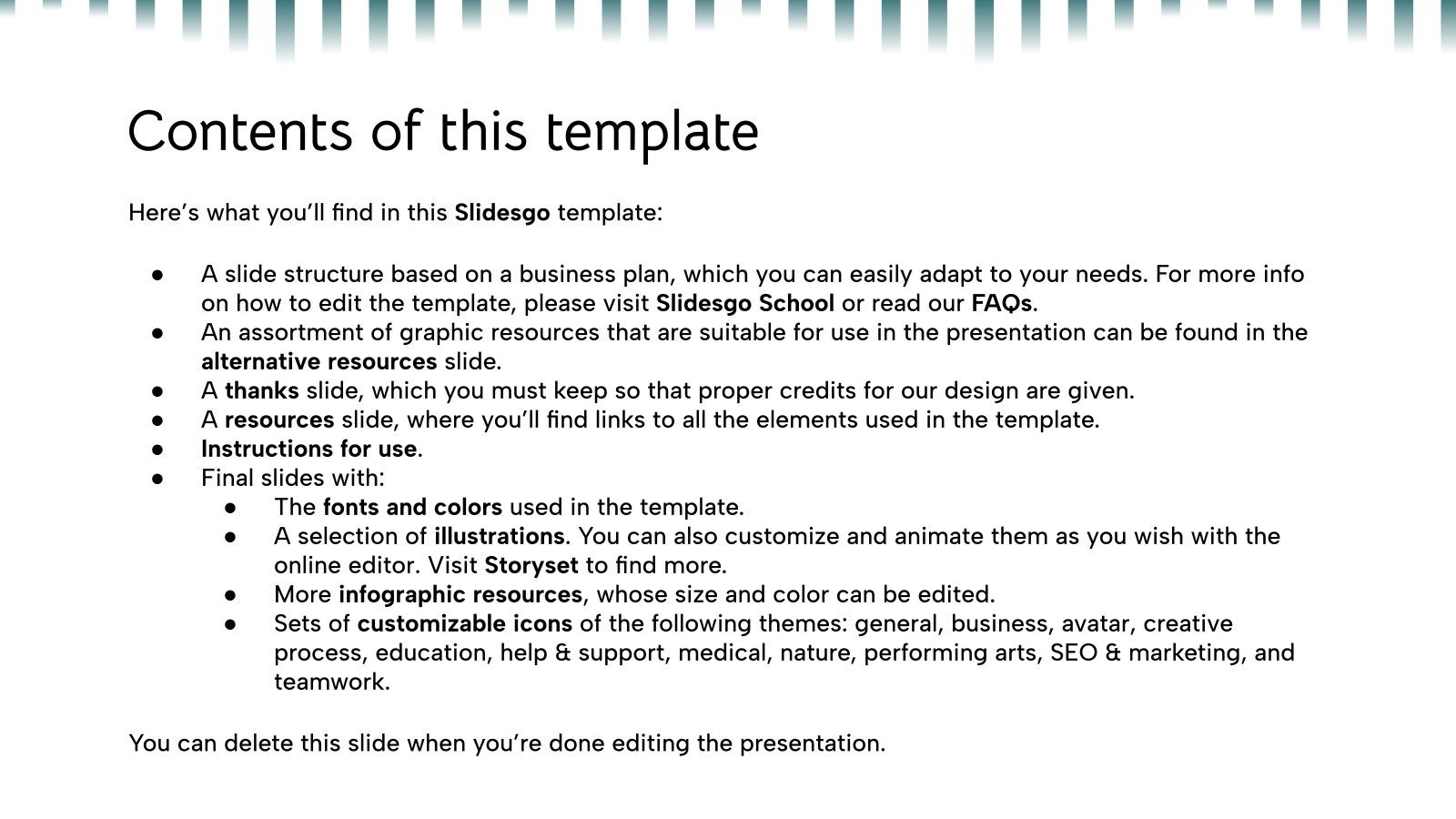 Dreams in the Theater Business Plan | Google Slides & PPT