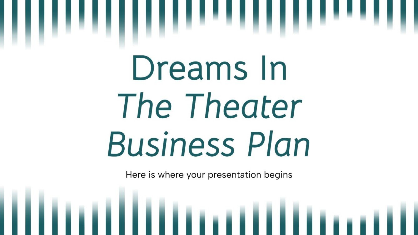 Free templates about theater for Google Slides and PowerPoint