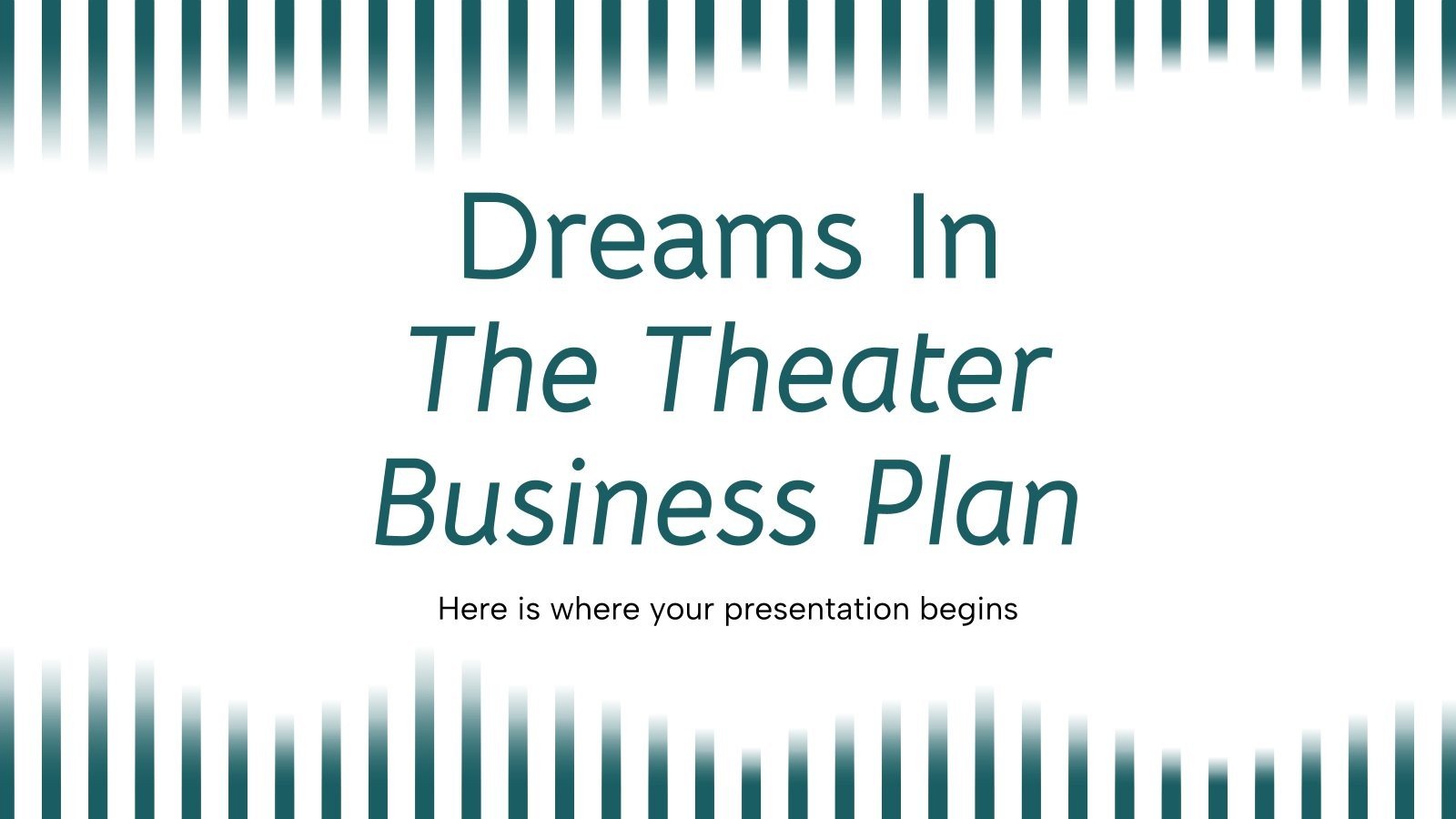 Free templates about theater for Google Slides and PowerPoint