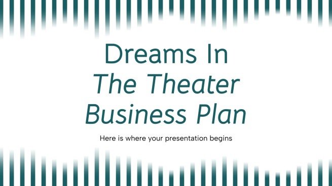Free templates about theater for Google Slides and PowerPoint
