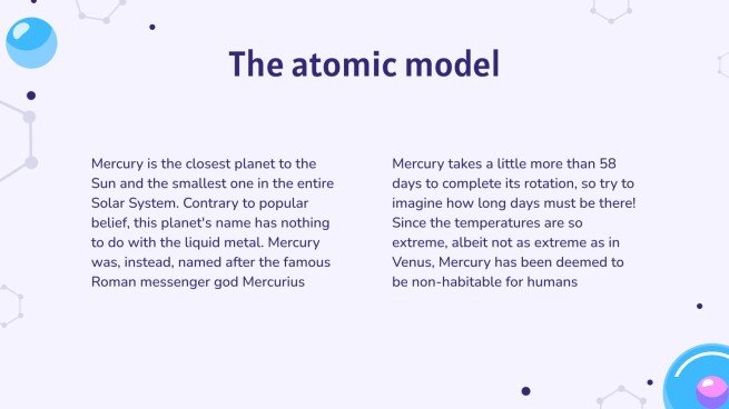 Science Subject for High School: Atomic Model