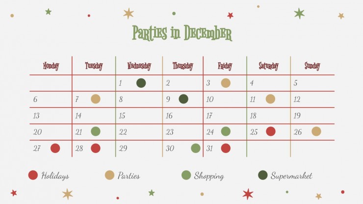 Holly Jolly presentation | Google Slides & PPT template