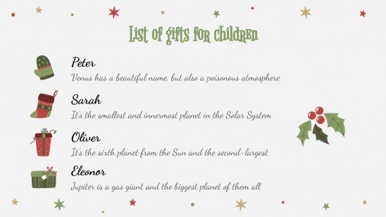 Holly Jolly presentation | Google Slides & PPT template